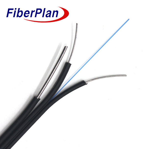 1 à 4 câbles FTTH avec messagerie pour la distribution en extérieur